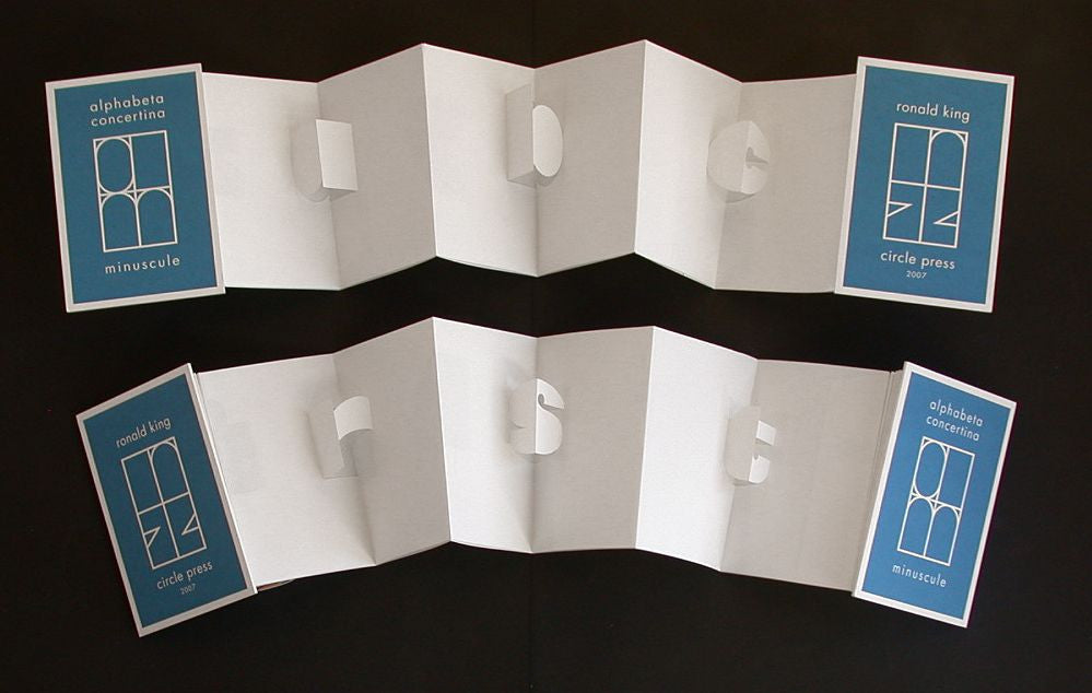 Alphabet Series: Alphabeta Concertina - Minuscule - Book – Ron King Studio